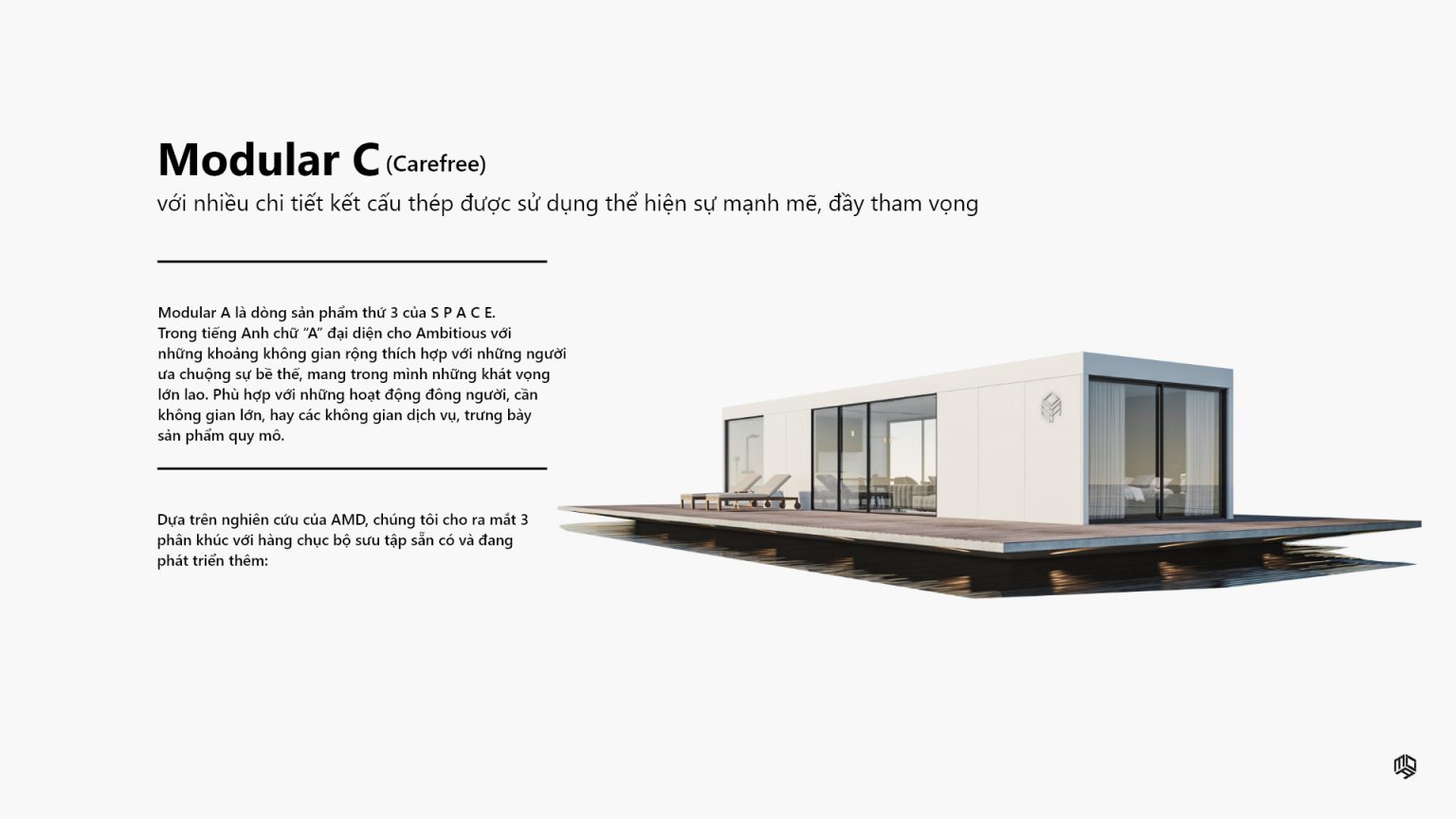 Modular C là gì ? - Công ty Cổ phần tập đoàn Công nghệ AMD Modular
